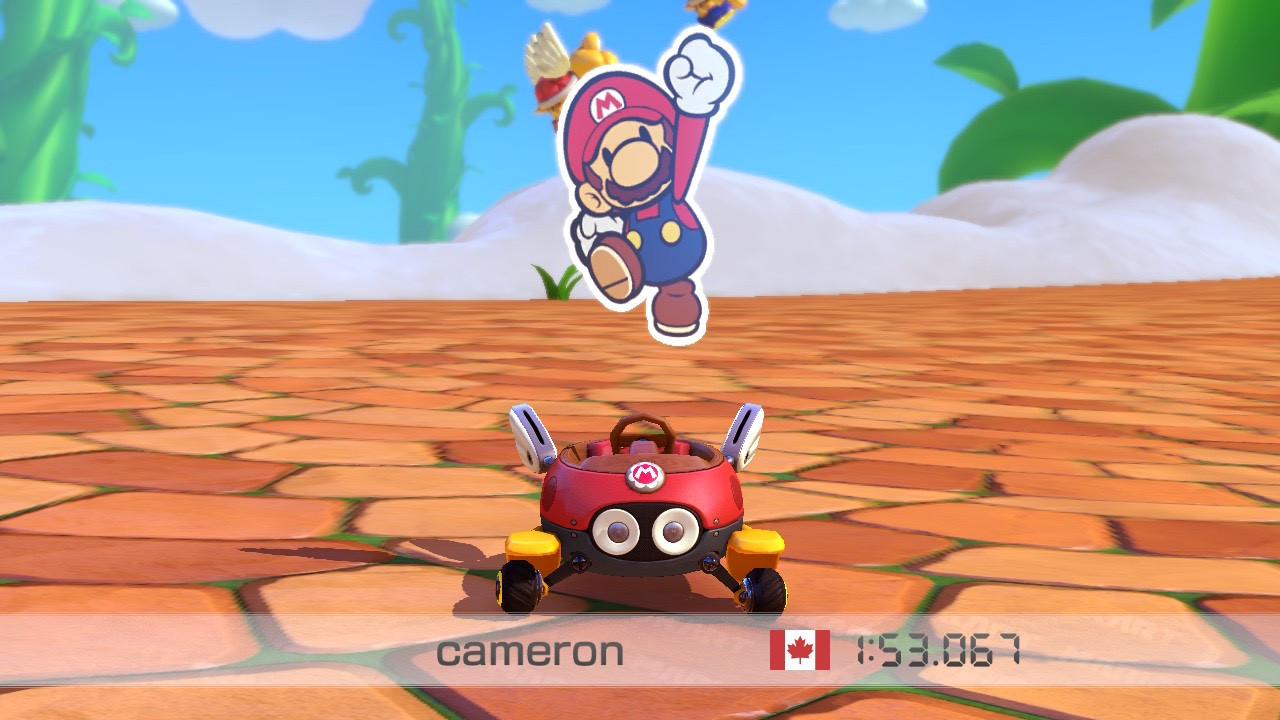 Paper Mario (Port/Edit) Mod for Mario Kart 8 Deluxe | MK8D Mods
