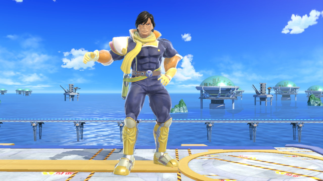 Maskless/Helmetless Captain Falcon Mod for Super Smash Bros. Ultimate ...