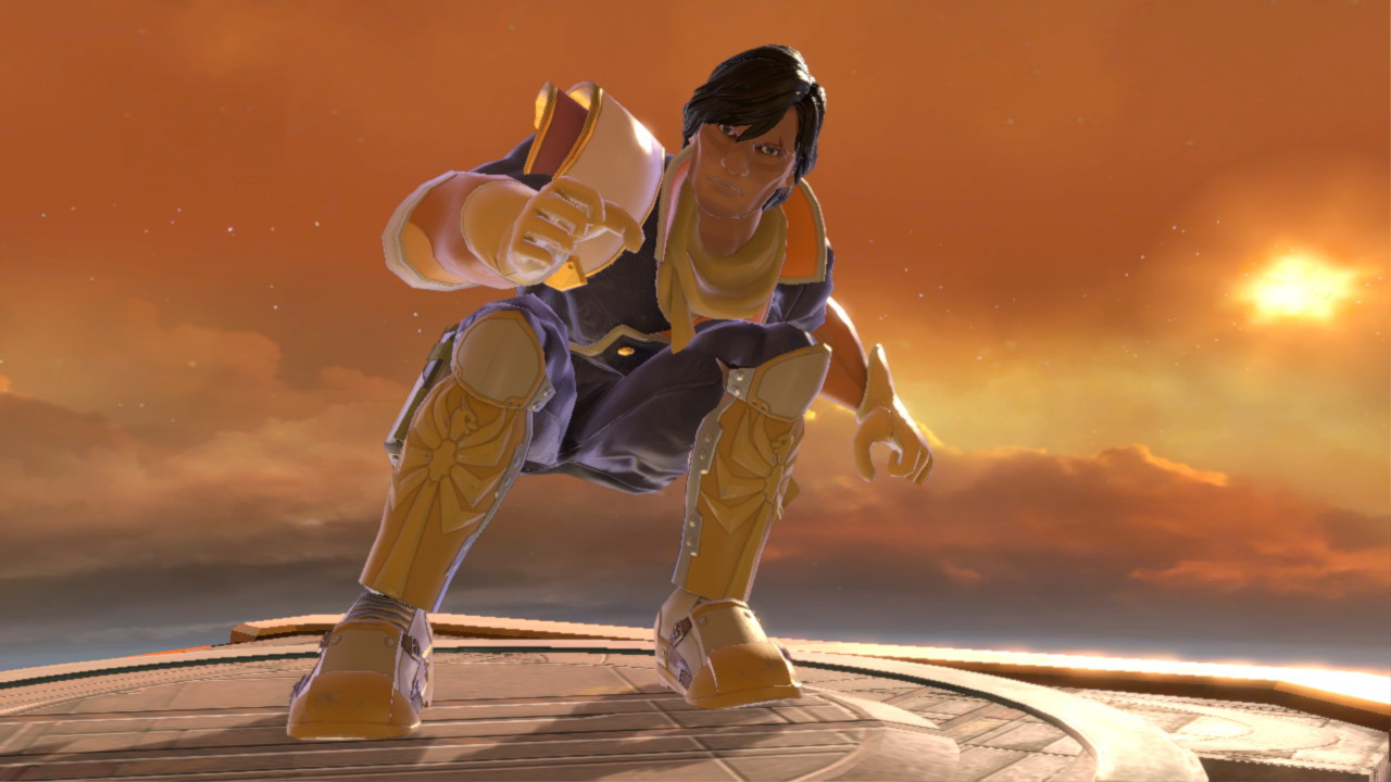 Maskless/Helmetless Captain Falcon Mod for Super Smash Bros. Ultimate ...