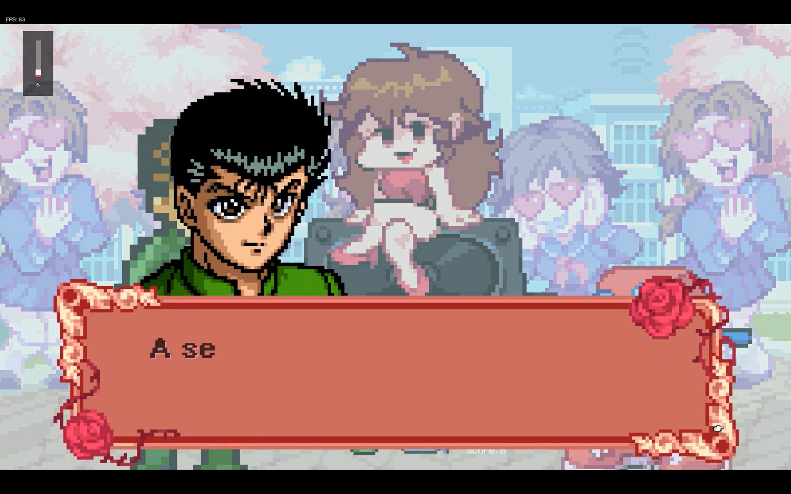 Yusuke (YuYu Hakusho) Over Senpai [Friday Night Funkin'] [Mods]