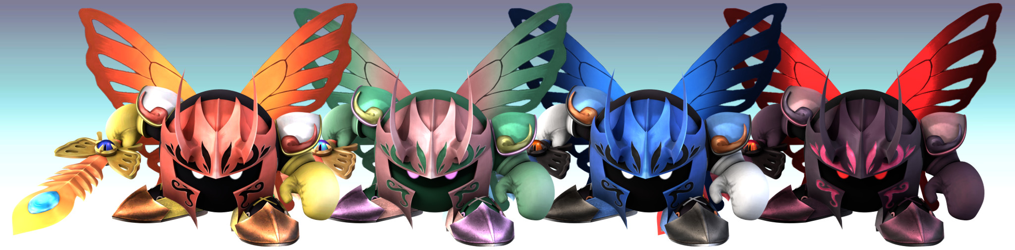 Brawl Meta Knight Pose Cosmetic Pack Mod for Super Smash Bros. Brawl ...