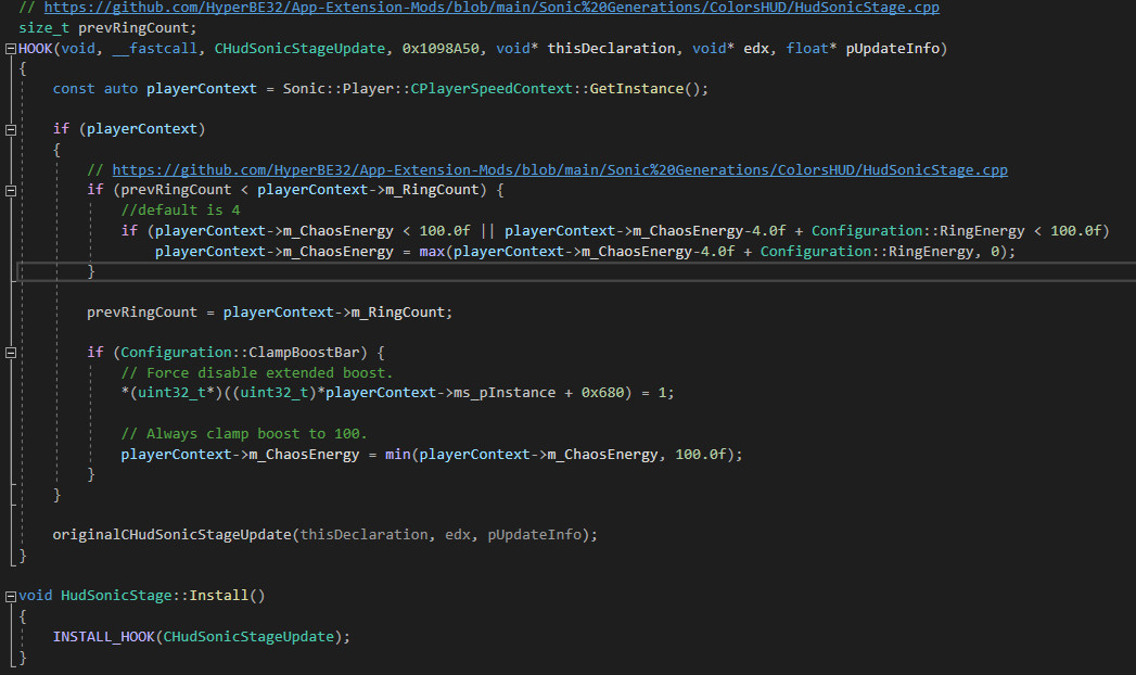 Ring Energy Customizer Mod for Sonic Generations (2011) | Gens Mods