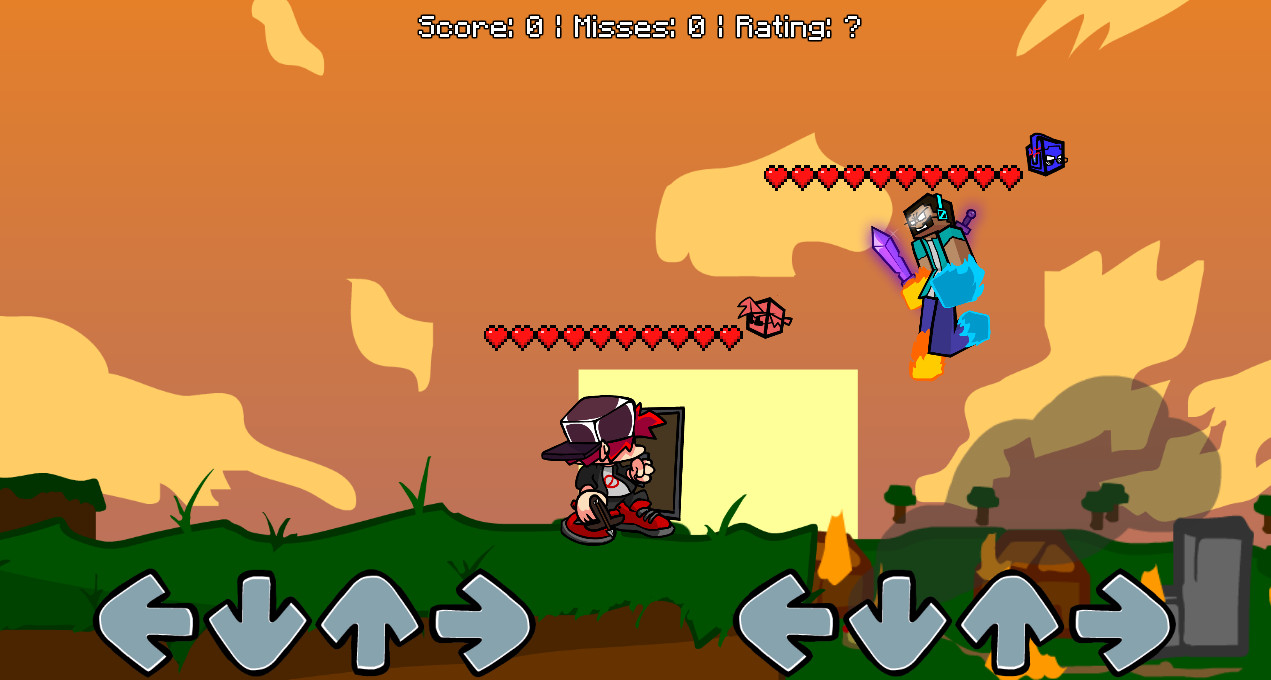 Vs Herobrine Reborn | Reborn Tales Mod for Friday Night Funkin' | FNF Mods