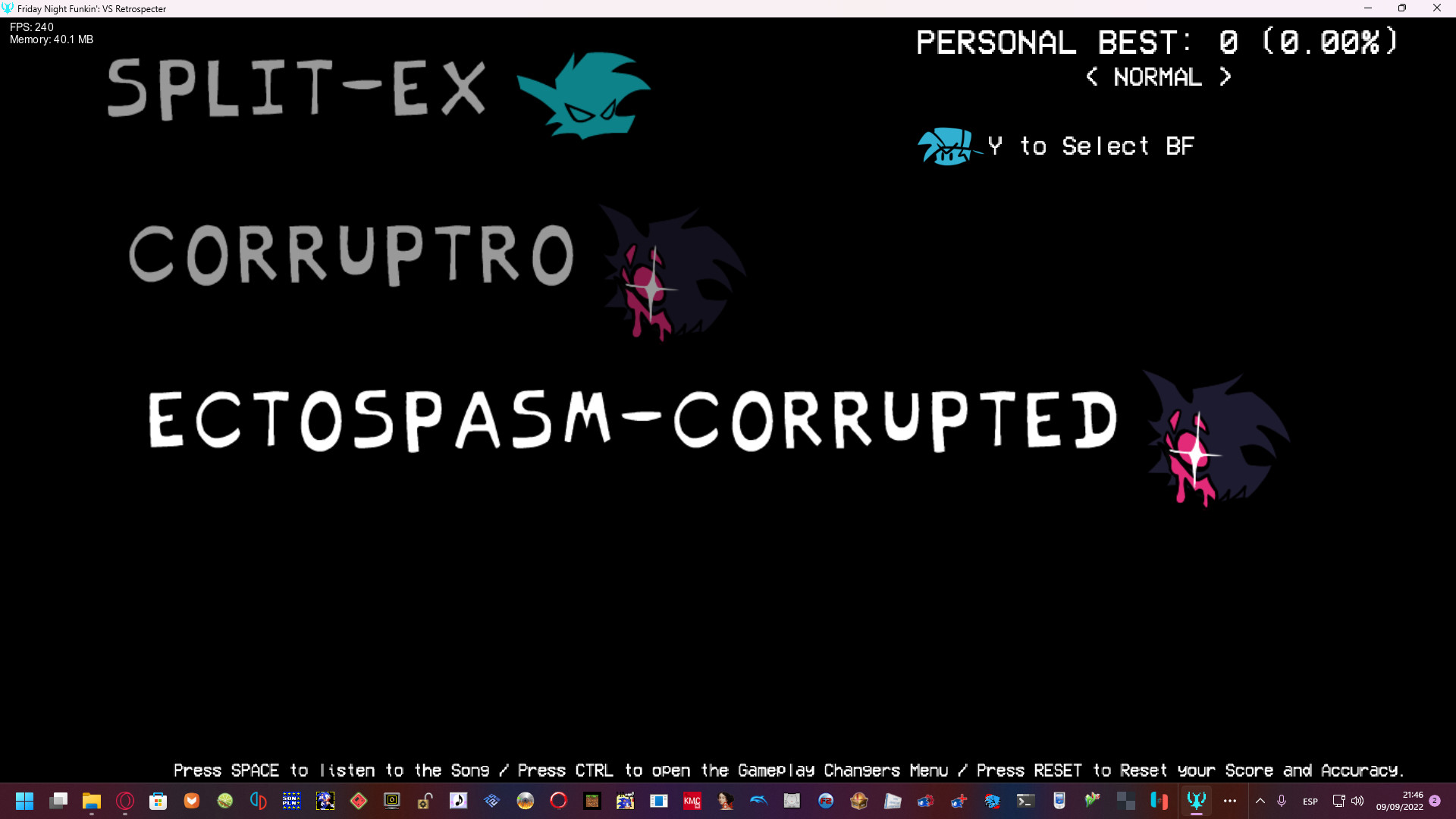 Ectospasm Corrupted [Friday Night Funkin'] [Mods]