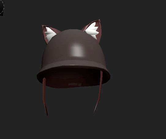 Cat Ears Soldier Helmet [Open Fortress] [Mods]