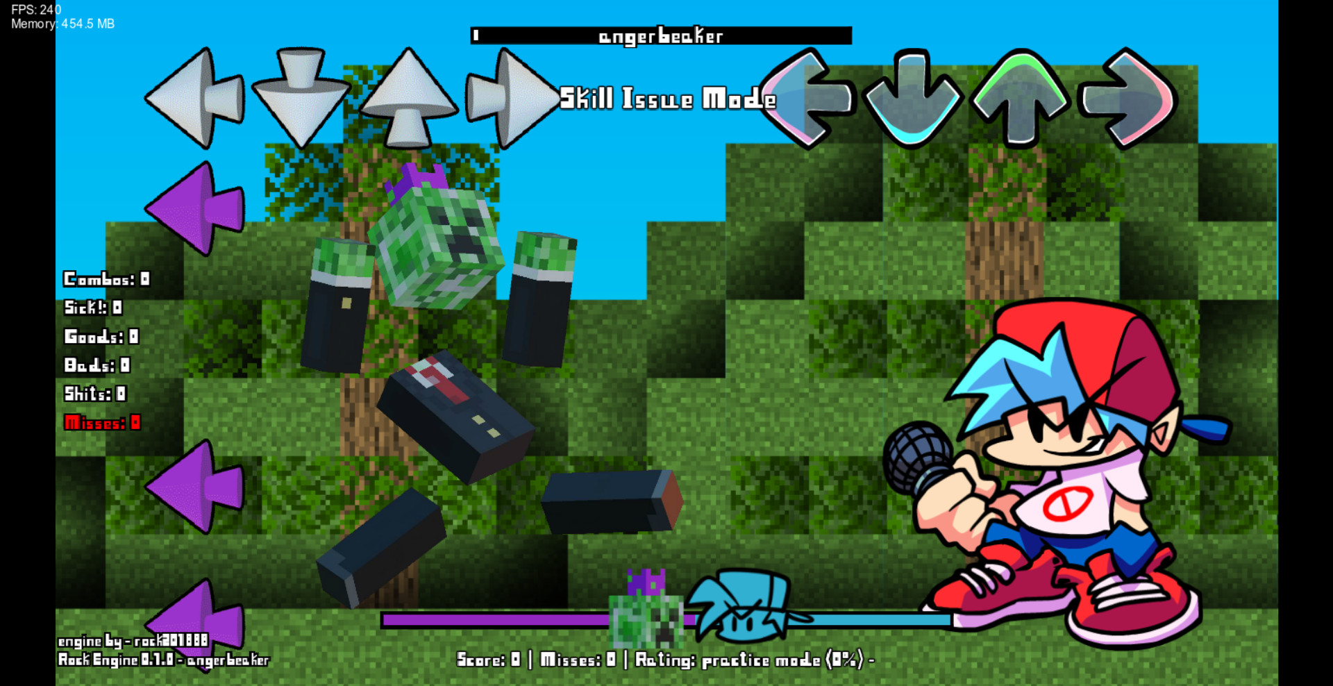 VS rock & rrs v0.1 Mod for Friday Night Funkin' | FNF Mods