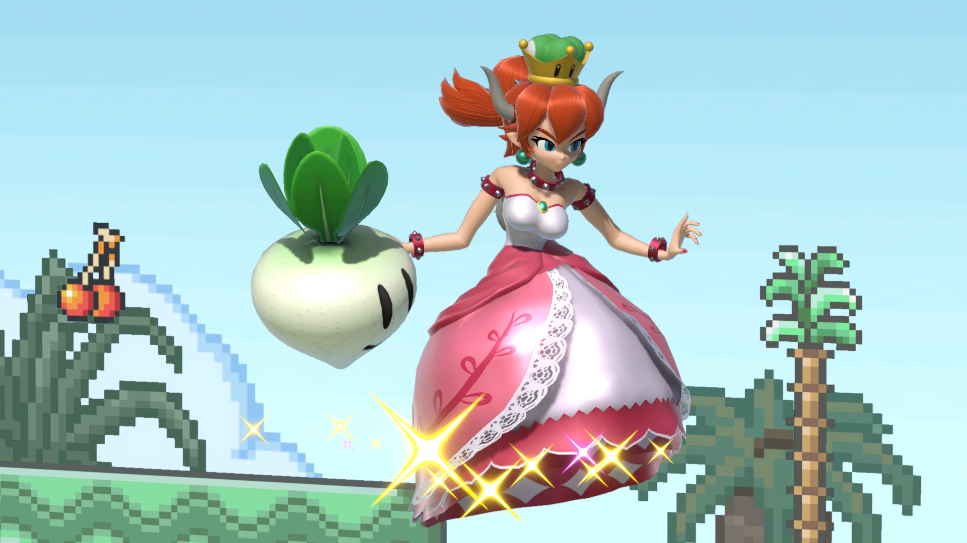 Bowsette Over Daisy Mod for Super Smash Bros. Ultimate | SSBU Mods