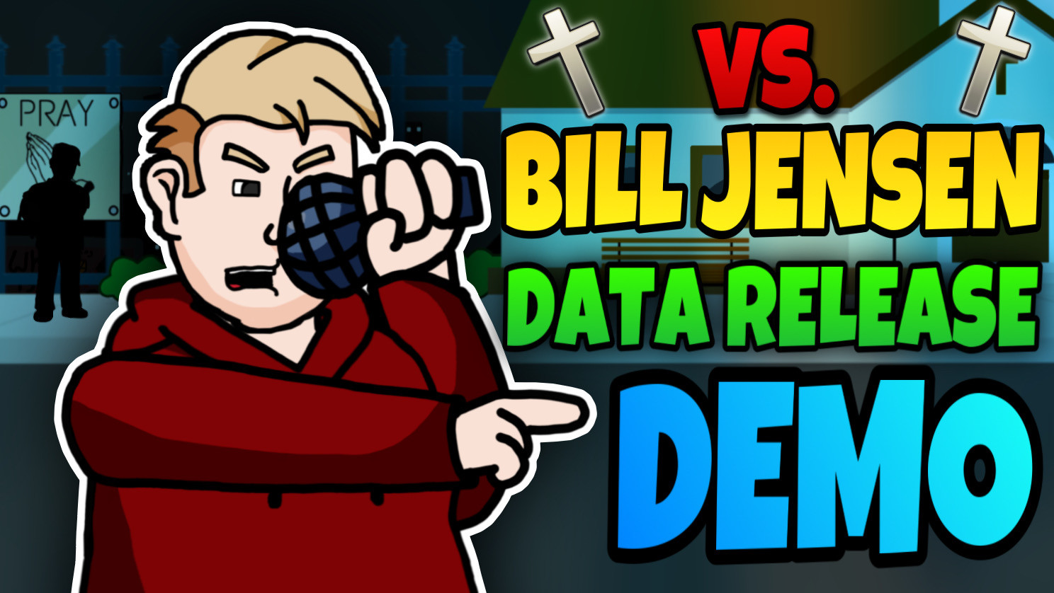 FNF Vs. Bill Jensen [DEMO] Mod for Friday Night Funkin' | FNF Mods