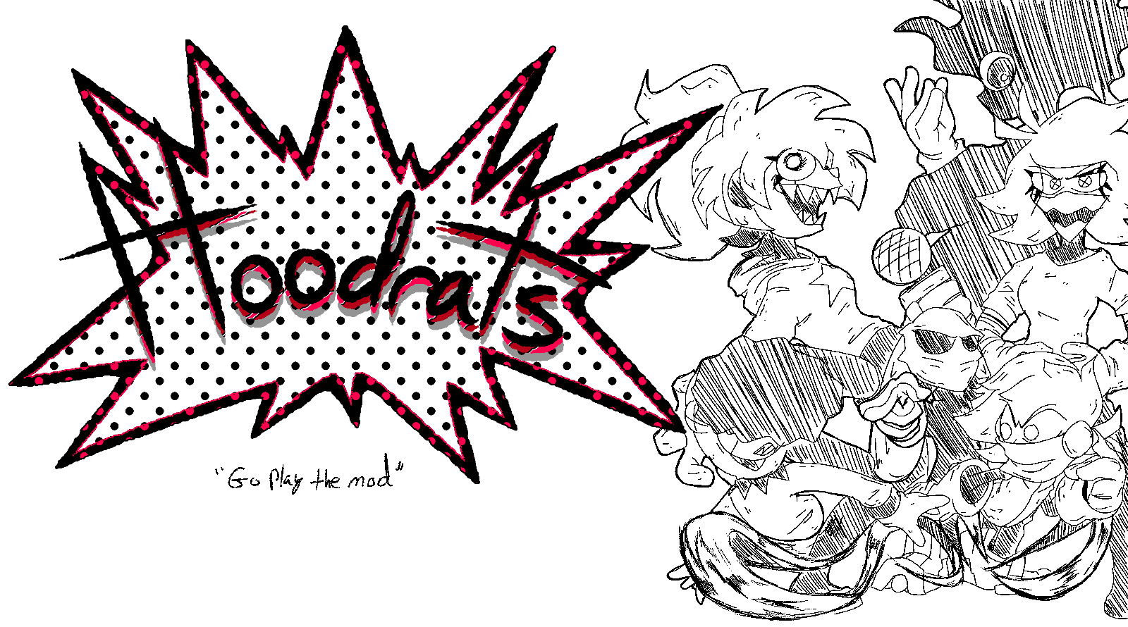 Vs.HoodRats! Mod for Friday Night Funkin' | FNF Mods