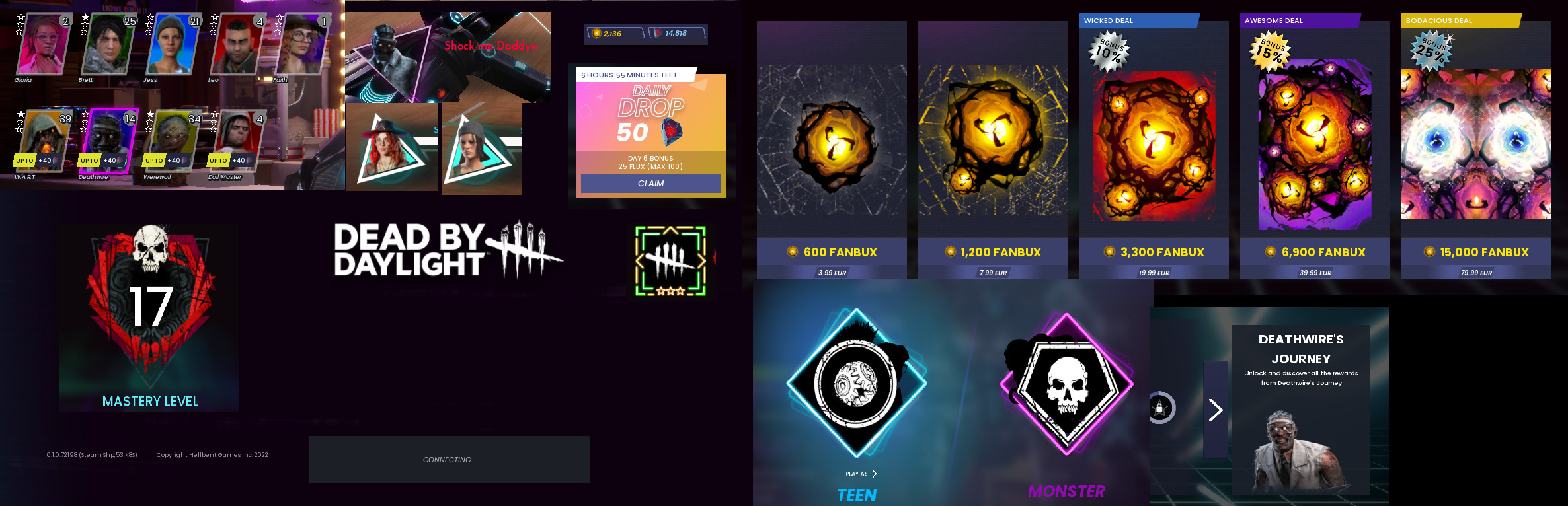 DBD UI Revamp [Video Horror Society] [Mods]