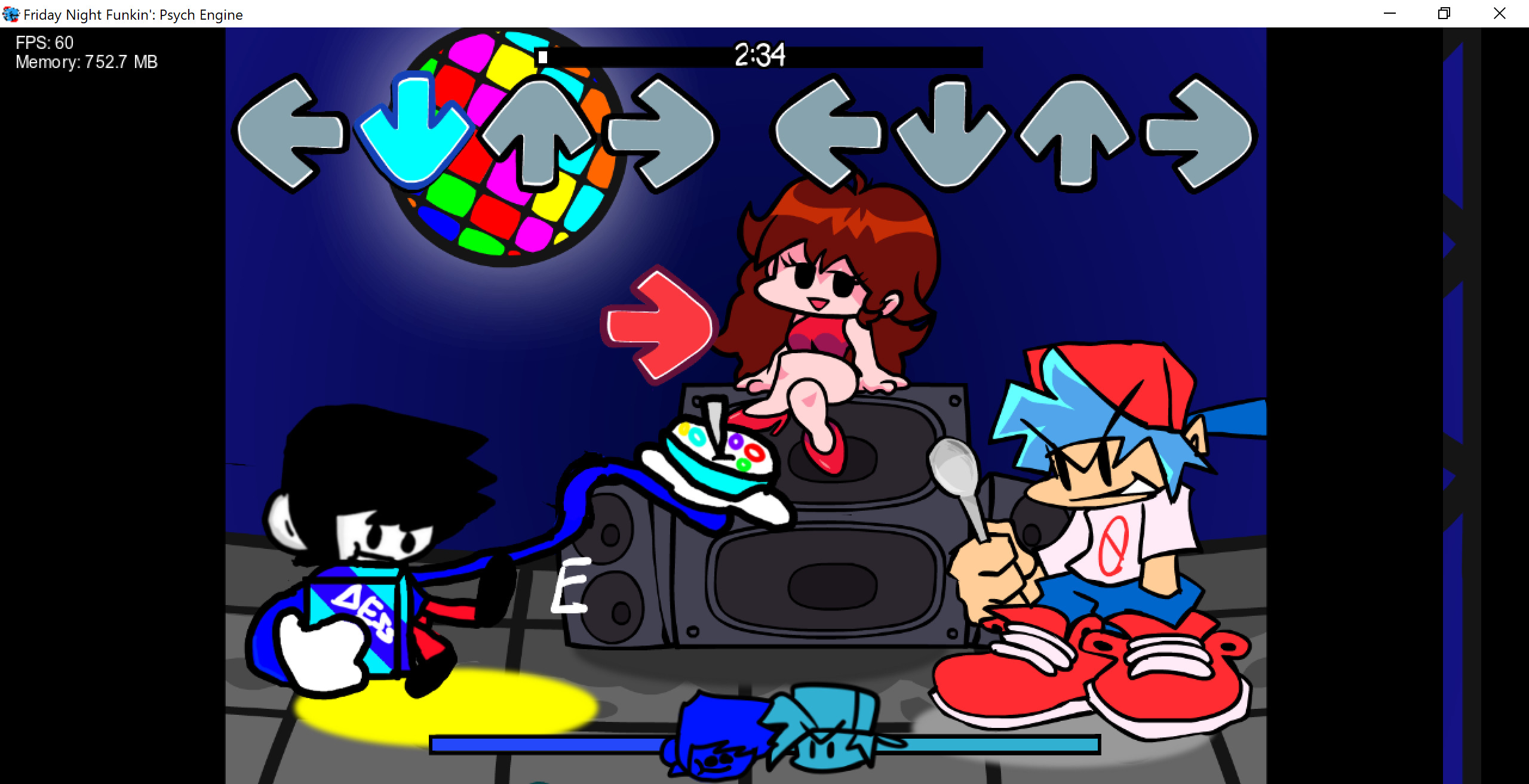 FNF Michael's world of animation sunky skin [Friday Night Funkin'] [Mods]