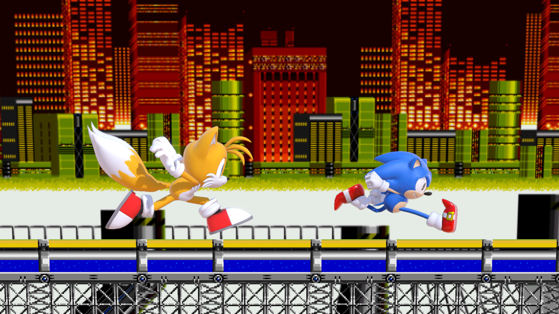 Chemical Plant (Pac-Land) [Super Smash Bros. Ultimate] [Mods]