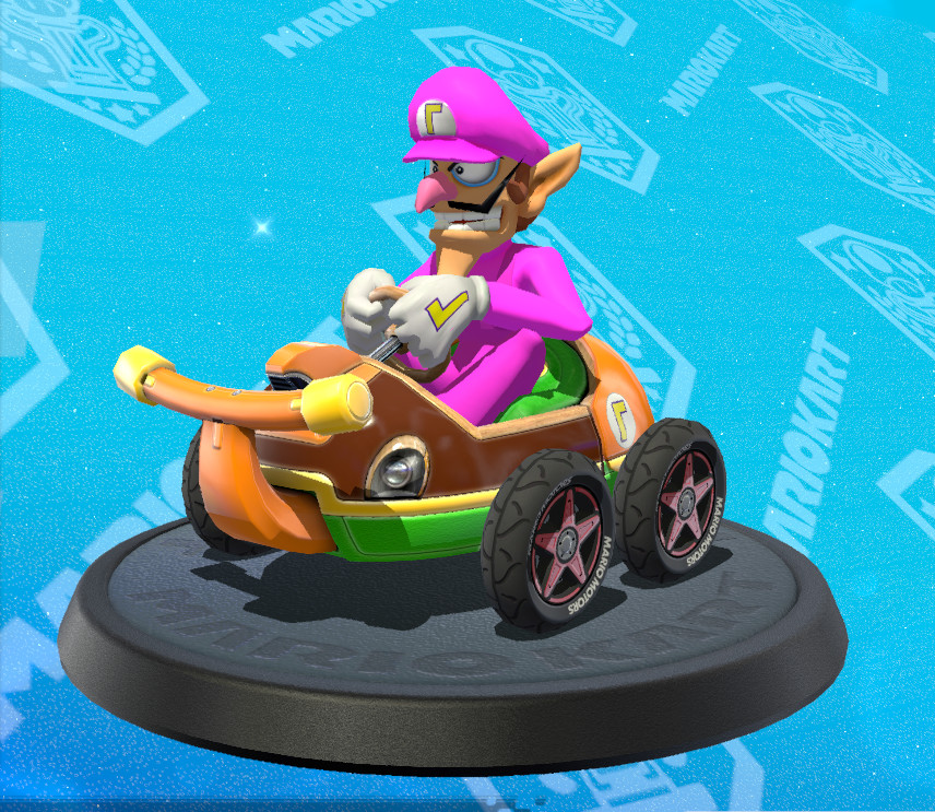Waluigi Recolors Mod for Mario Kart 8 Deluxe | MK8D Mods