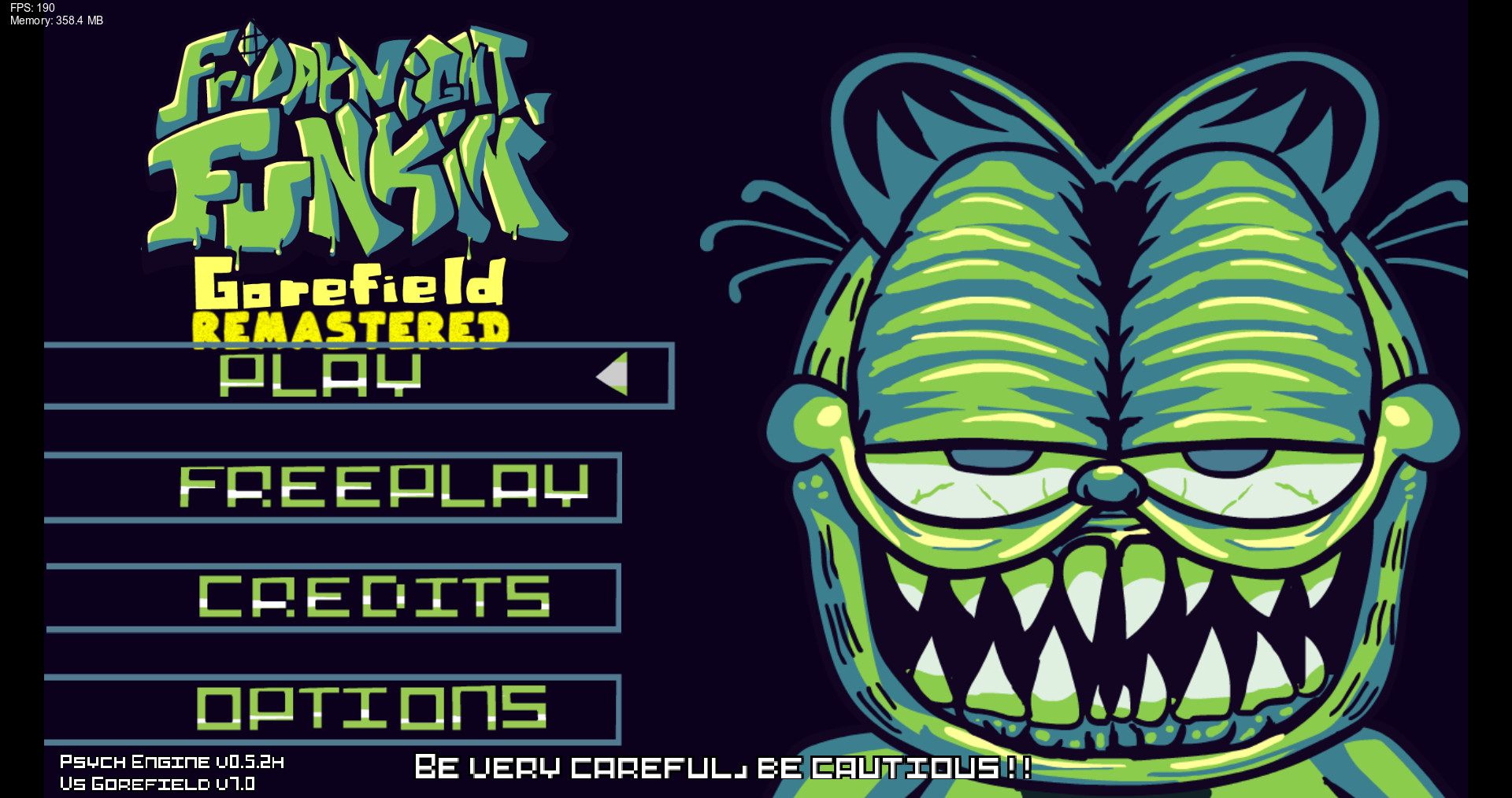 FNF' Vs Gorefield Remastered [FULL WEEK] Mod for Friday Night Funkin' | FNF Mods