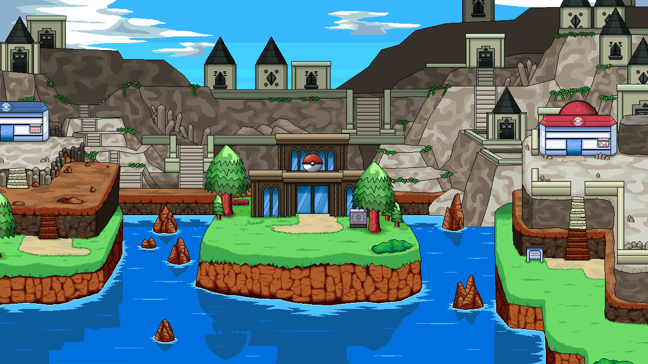 Pokemon R/S/E - Sootopolis City (9.4/CMC+) Mod for Super Smash Bros ...