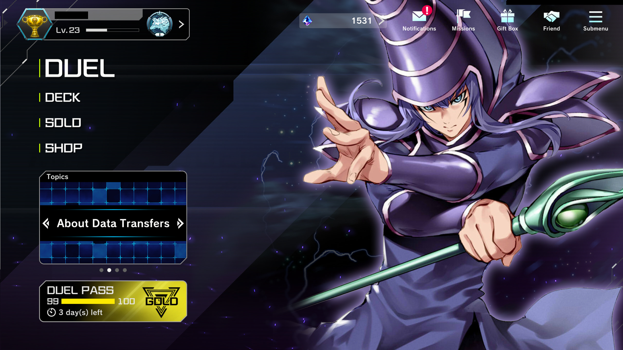 Dark Magician Splash Art Mod for Yu-Gi-Oh! Master Duel | ygomd Mods