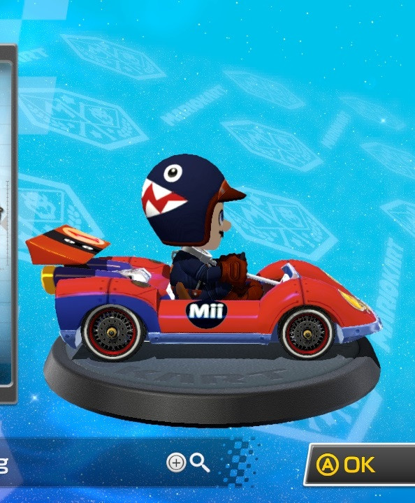 Chain chomp mii costume from MKT Mod for Mario Kart 8 | MK8 Mods