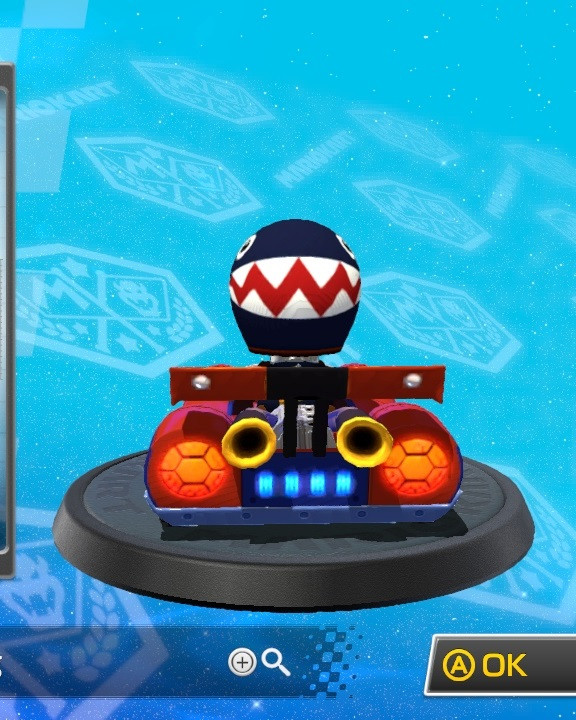 Chain chomp mii costume from MKT Mod for Mario Kart 8 | MK8 Mods