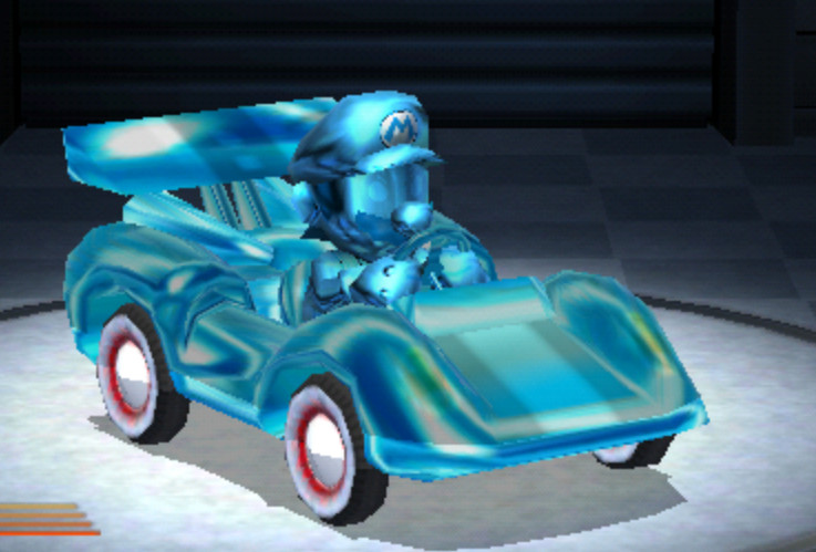 Shiny Blue Seven Pack Mod for Mario Kart 7 | MK7 Mods