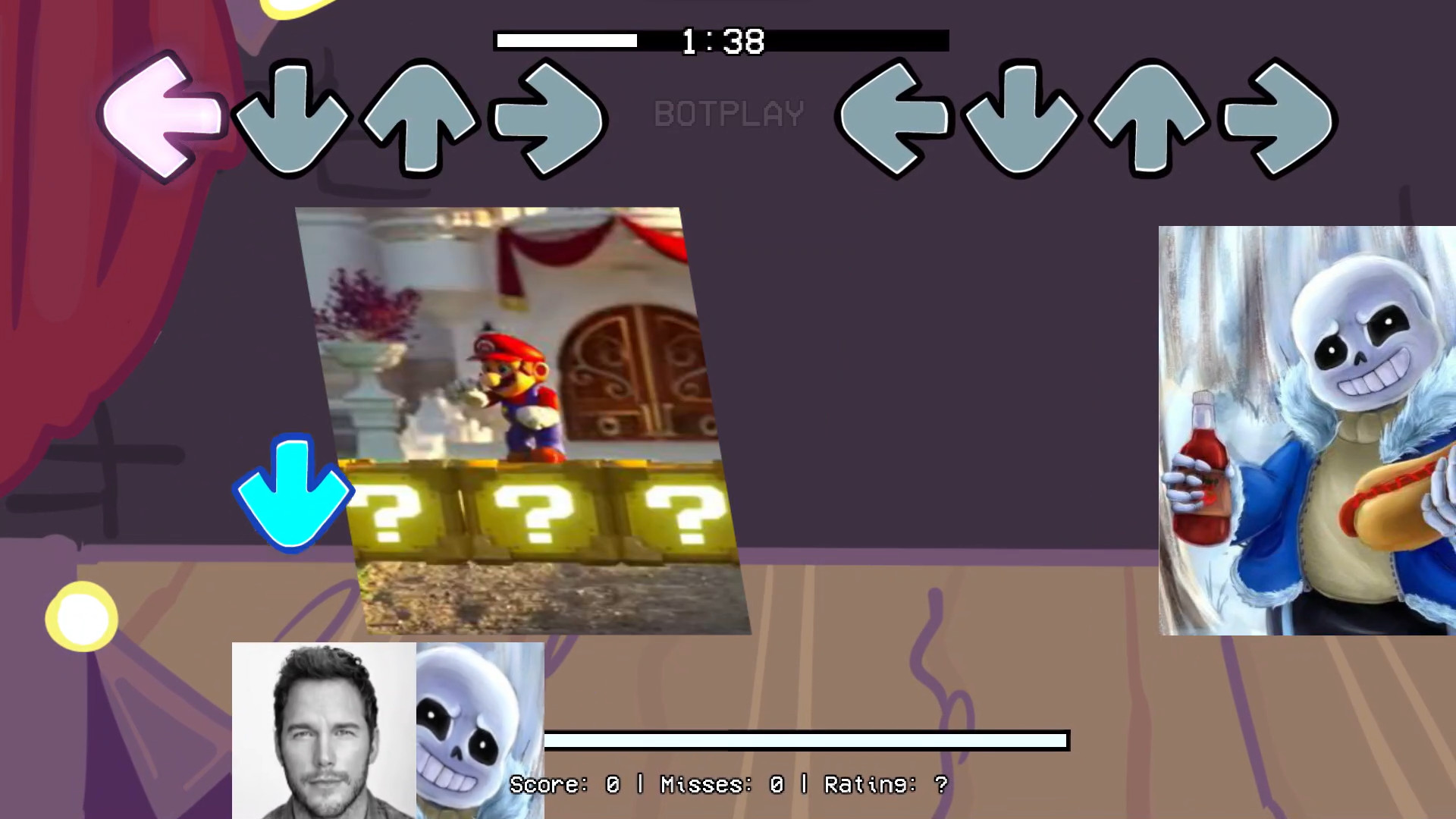 Stay sung by Wiener Sans and Movie Mario Mod for Friday Night Funkin ...