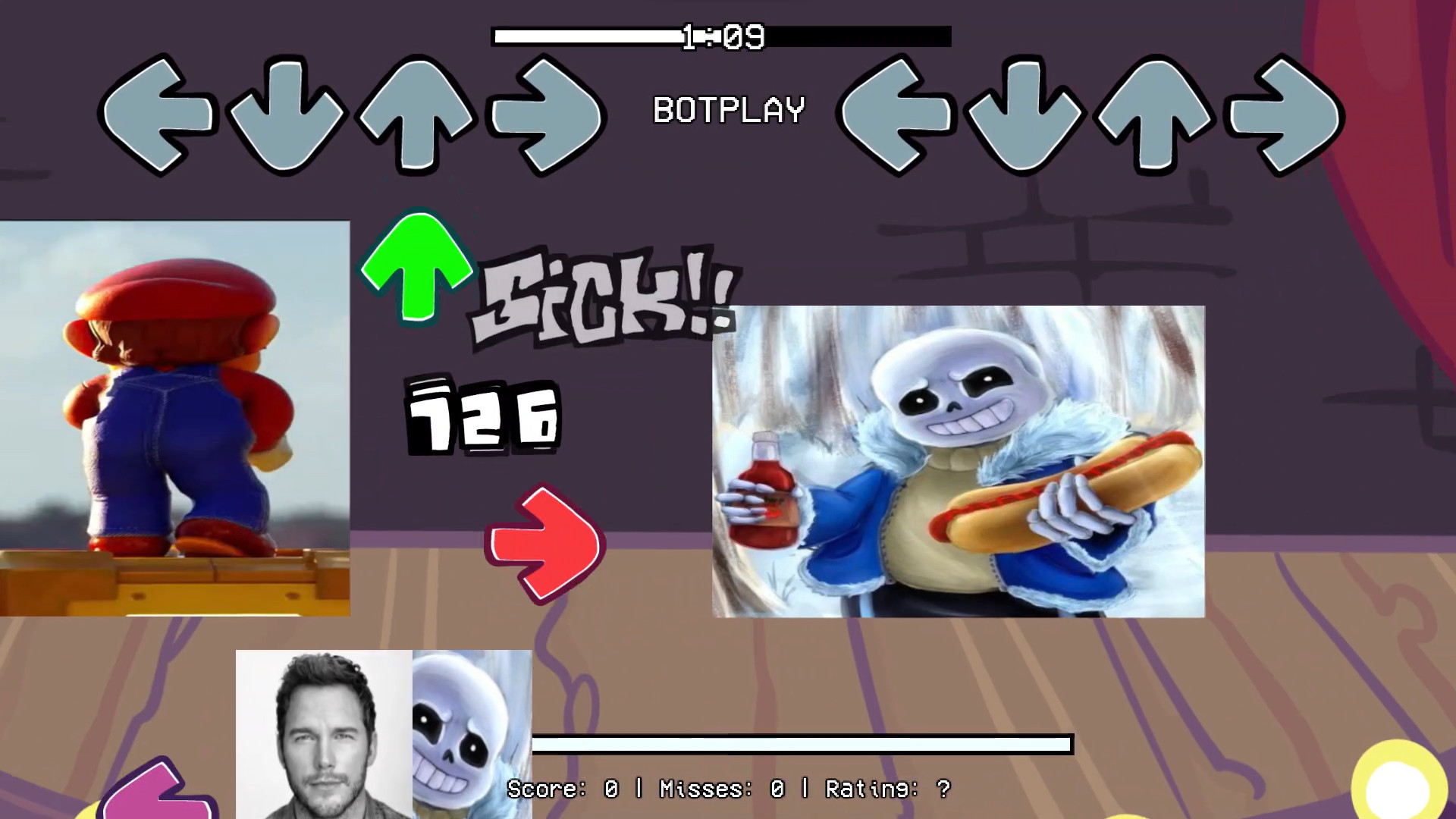 Stay sung by Wiener Sans and Movie Mario Mod for Friday Night Funkin ...