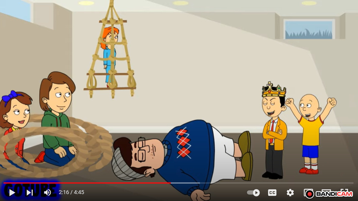 Zanta but caillou and bob sing it [Friday Night Funkin'] [Mods]