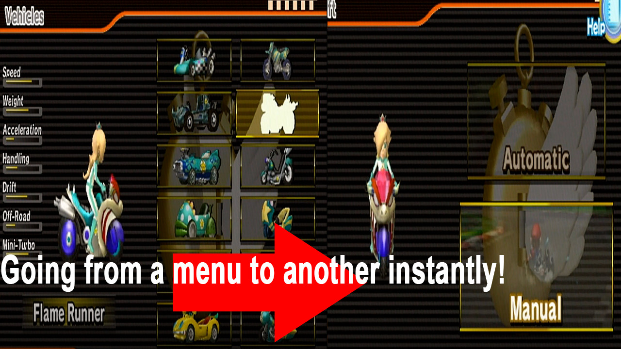 Faster Menu Navigation Mod for Mario Kart Wii | MKWii Mods