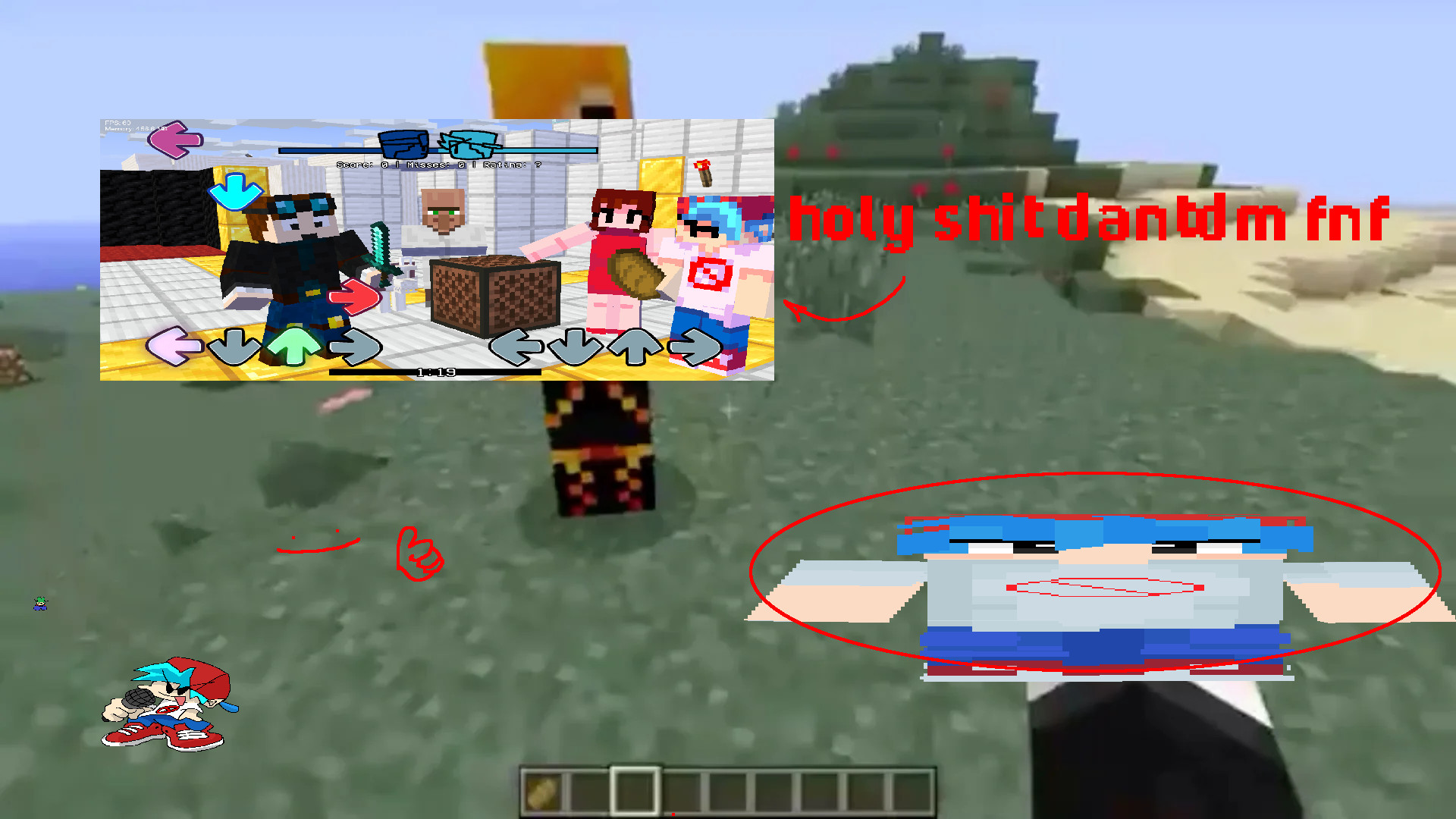 DanTDM Sandwich Mod for Friday Night Funkin' | FNF Mods