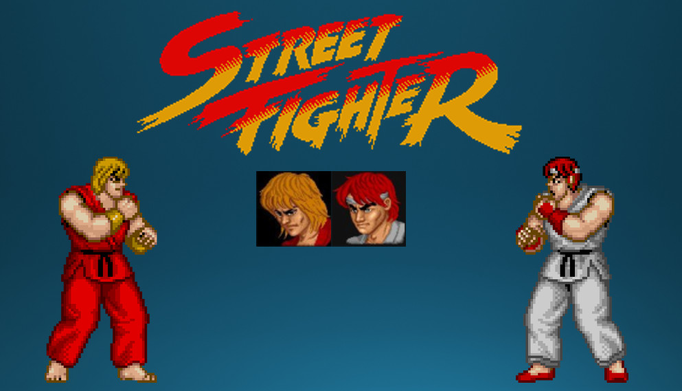 Ryu & Ken Sf1 (over Axel and Blaze SOR1 pack!) Mod for Streets of Rage ...