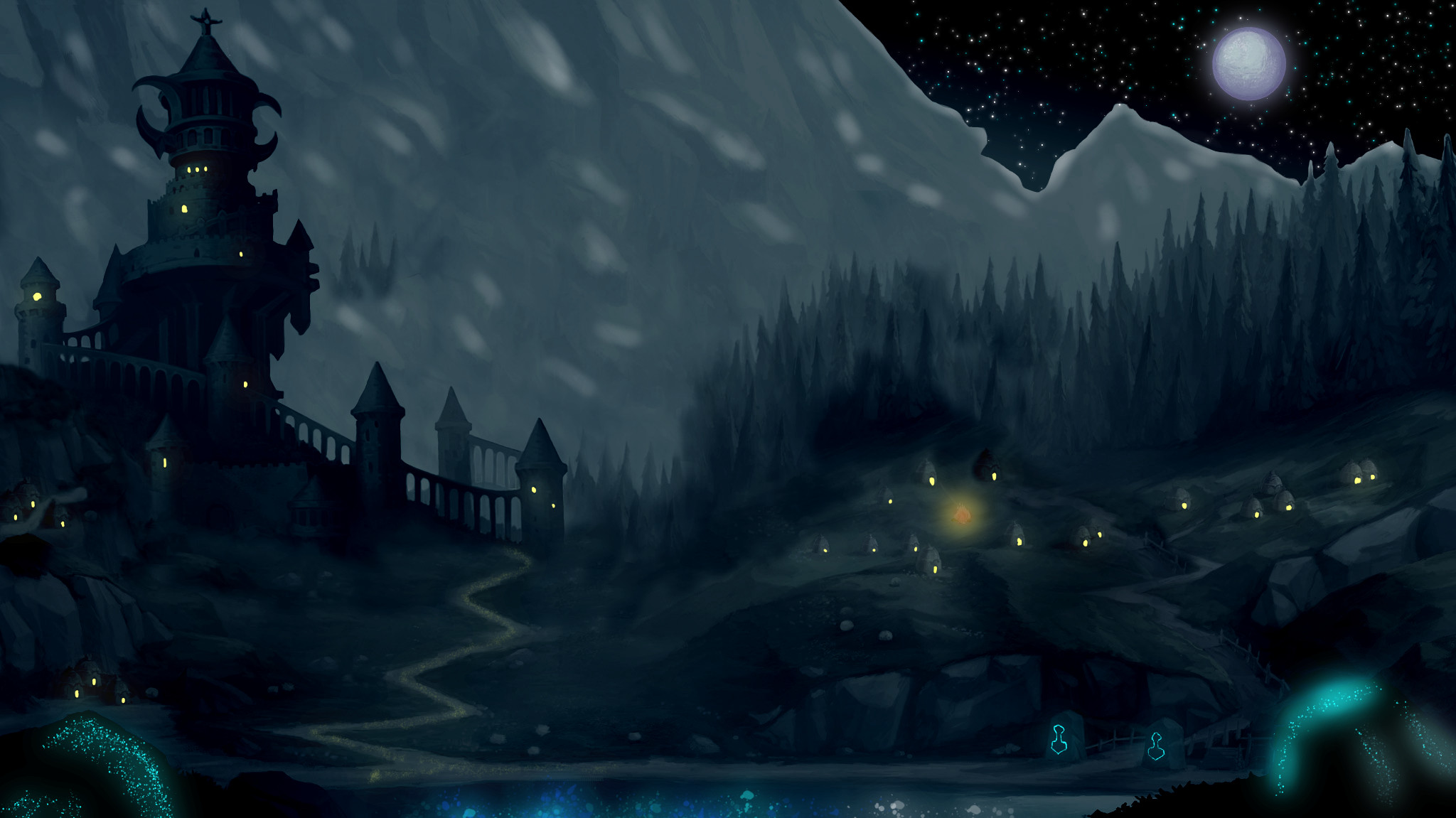 Glow Night Space(Ben10 Map) (+Thumbnails) Mod for Brawlhalla | BHalla Mods