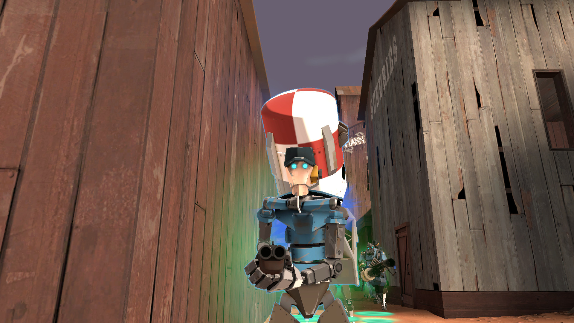 Fixed scout bot and spy bot head VMTs Mod for Team Fortress 2 | TF2 Mods