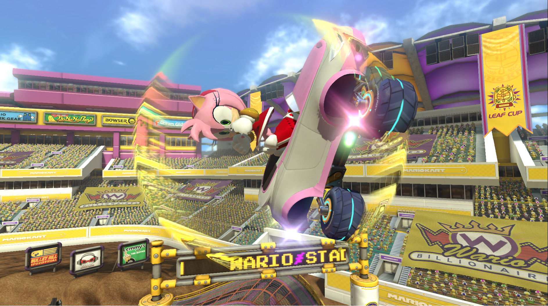 Amy Rose over Daisy Mod: Deluxe Edition Mod for Mario Kart 8 Deluxe ...