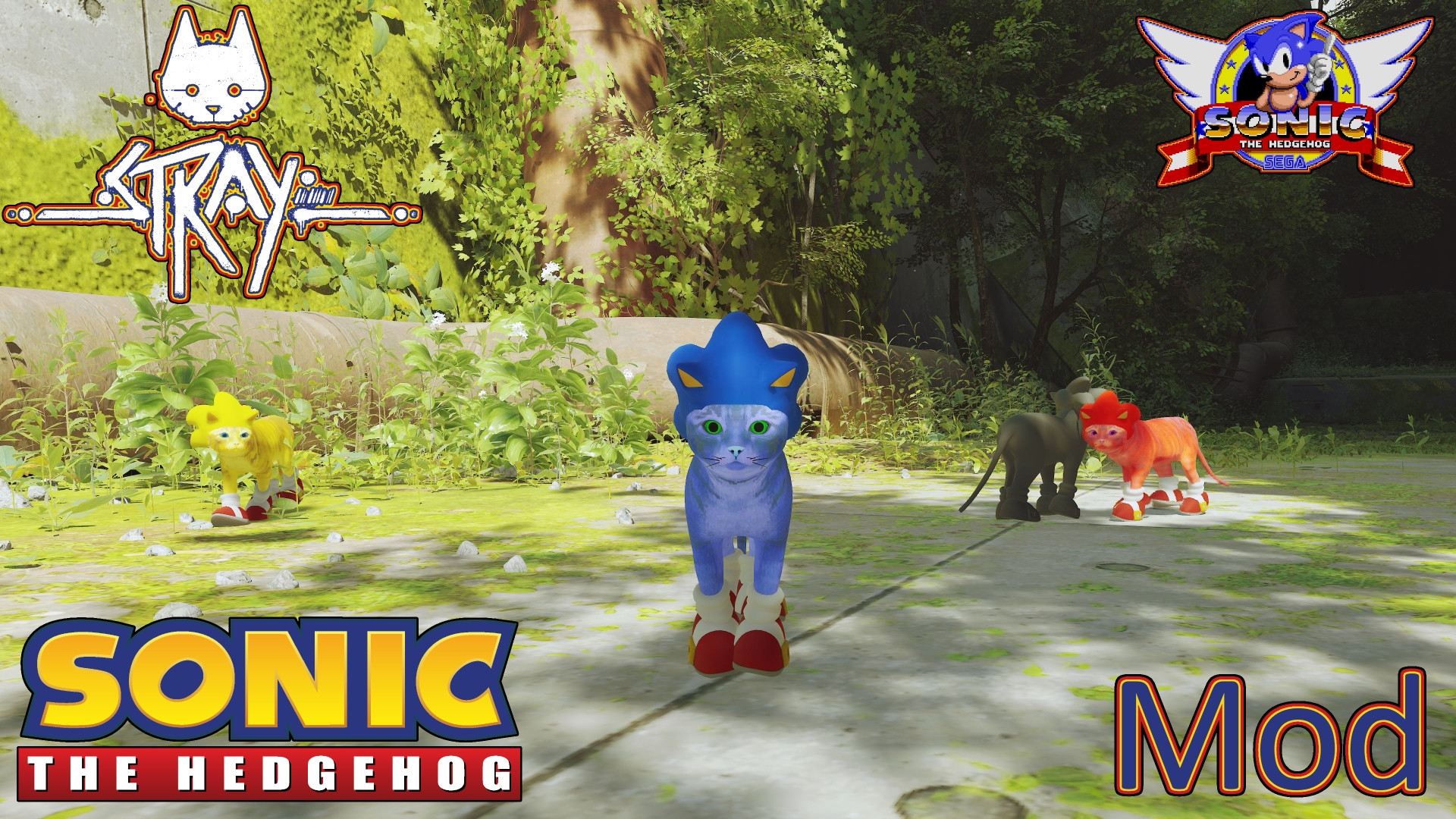 Stray Sonic Cat Costume Mod [Stray] [Mods]