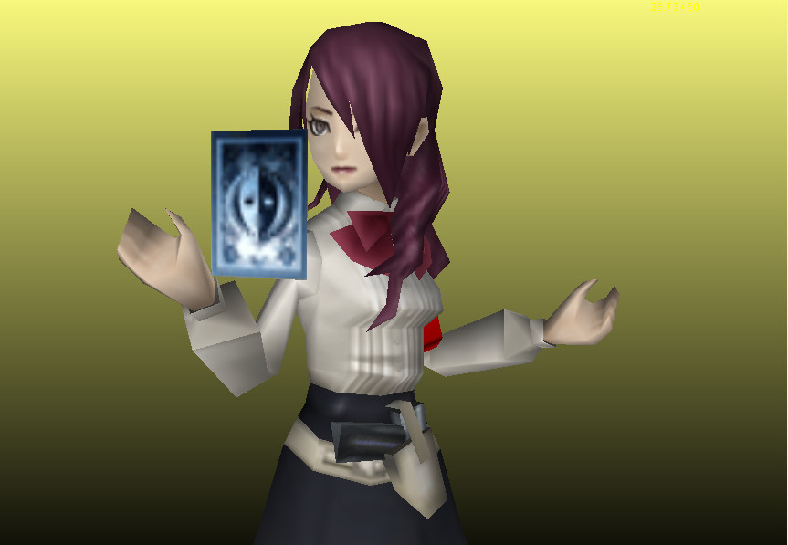 Card Summoning for Mitsuru Mod for Persona 3 Portable (PSP) | P3P PSP Mods