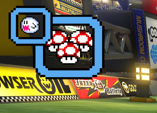 SMW Item Storage HUD + Items Mod for Mario Kart 8 Deluxe | MK8D Mods