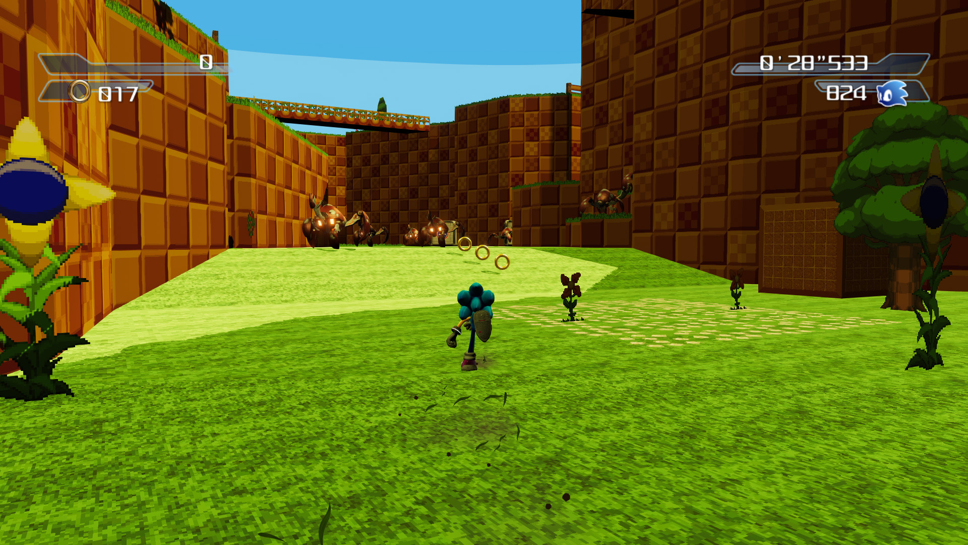 Greenflower Zone Act 1 Mod for Sonic the Hedgehog: Project '06 | Sonic ...