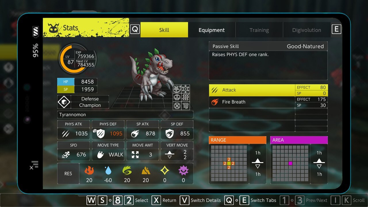 MasterTyrannomon Recolor Mod for Digimon Survive | DM:Survive Mods