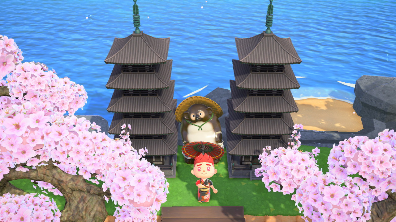 Cherry-Blossom Zen Mod Set Mod for Animal Crossing: New Horizons | ACNH Mods