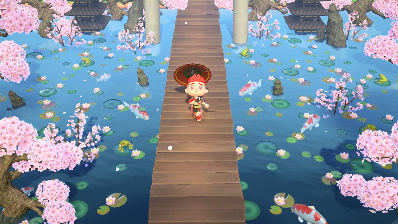 Cherry-Blossom Zen Mod Set Mod for Animal Crossing: New Horizons | ACNH Mods