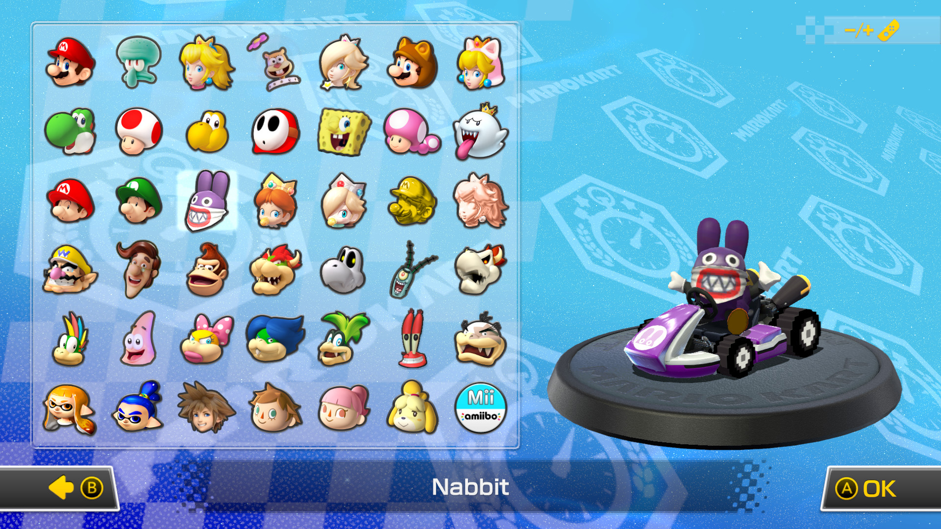Nabbit the Rabbit w/ Tour Animations Mod for Mario Kart 8 Deluxe | MK8D ...