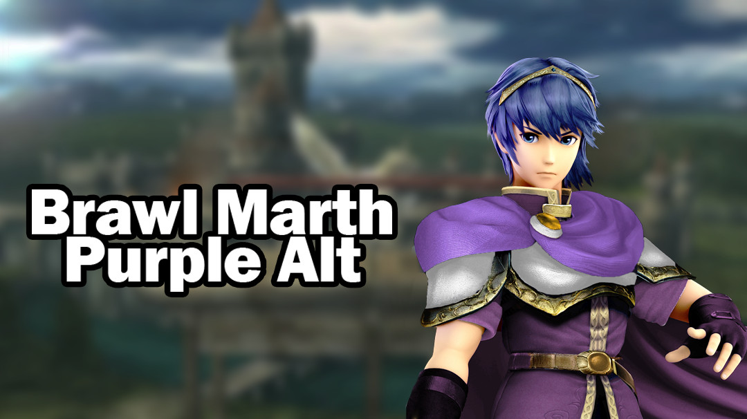 Brawl Marth - Purple Alt Mod for Super Smash Bros. Ultimate | SSBU Mods