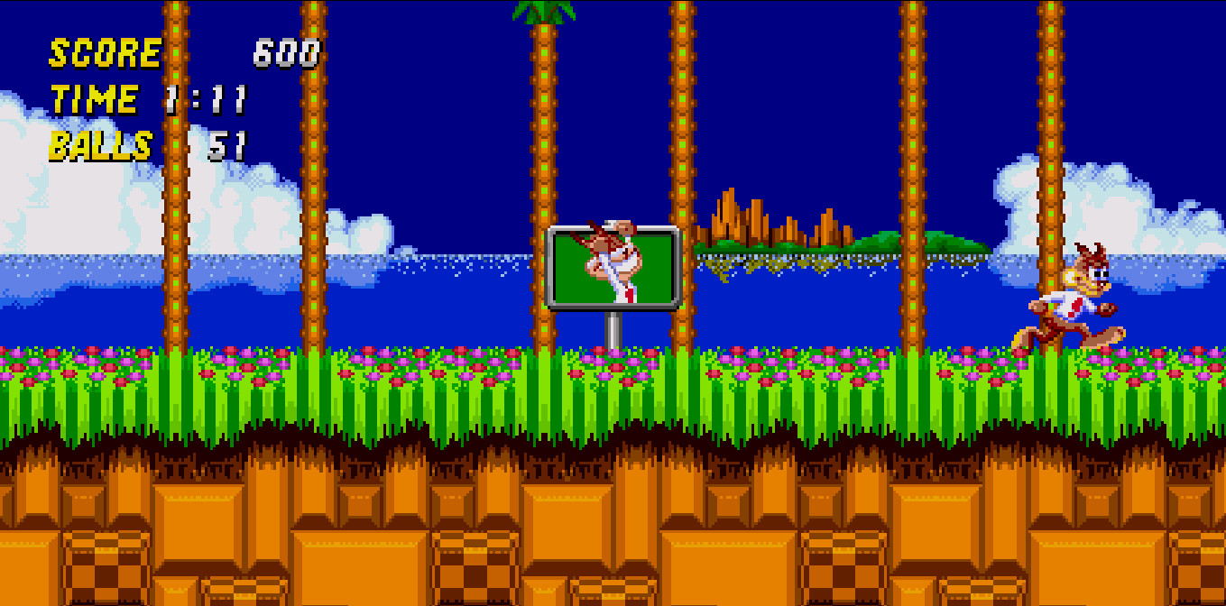 Bubsy in Sonic 2 Absolute Mod for Sonic The Hedgehog 2 Absolute | S2A Mods