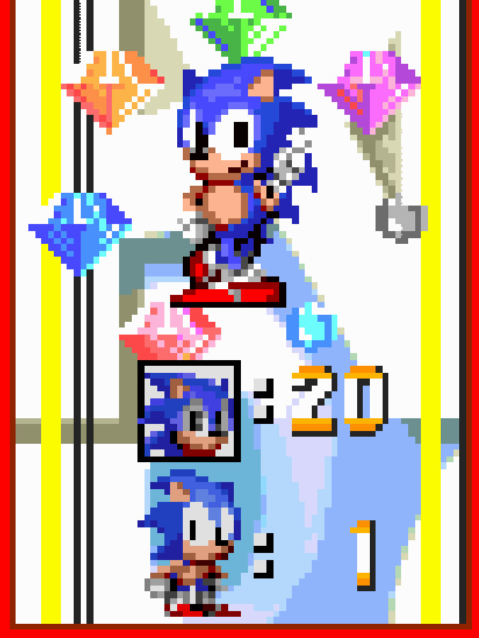 S2 Data Select Sprites Mod for Sonic 3 A.I.R. | S3AIR Mods