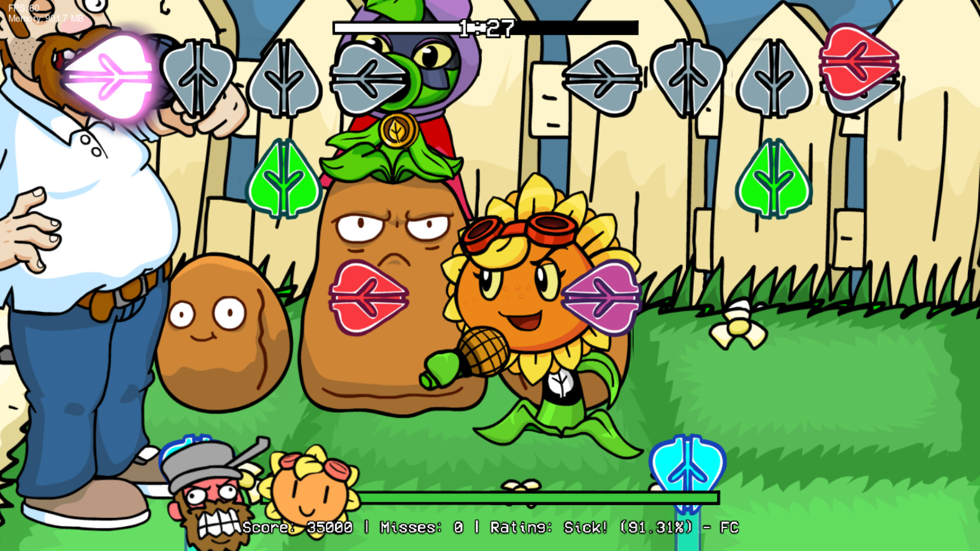 PNF Replanted - UB (for now) Mod for Friday Night Funkin' | FNF Mods