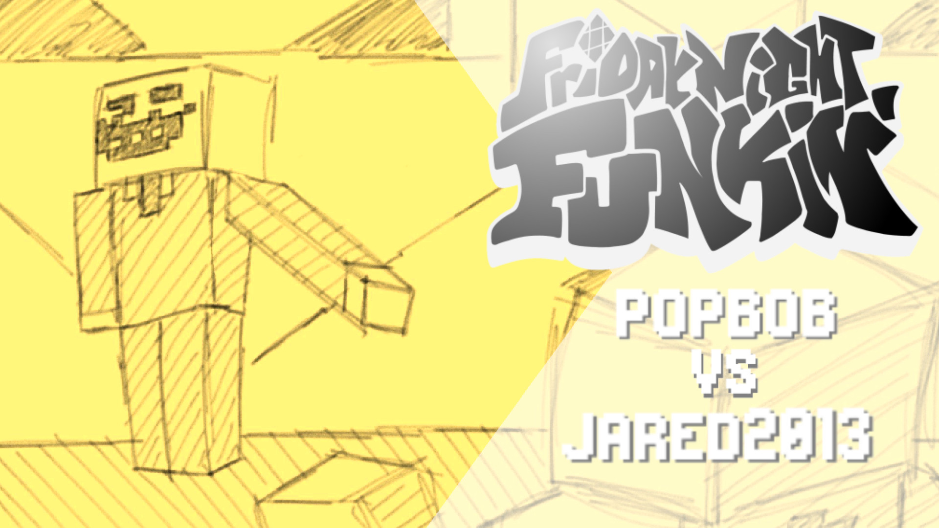 FNF: POPBOB VS JARED2013 V2 Mod for Friday Night Funkin' | FNF Mods
