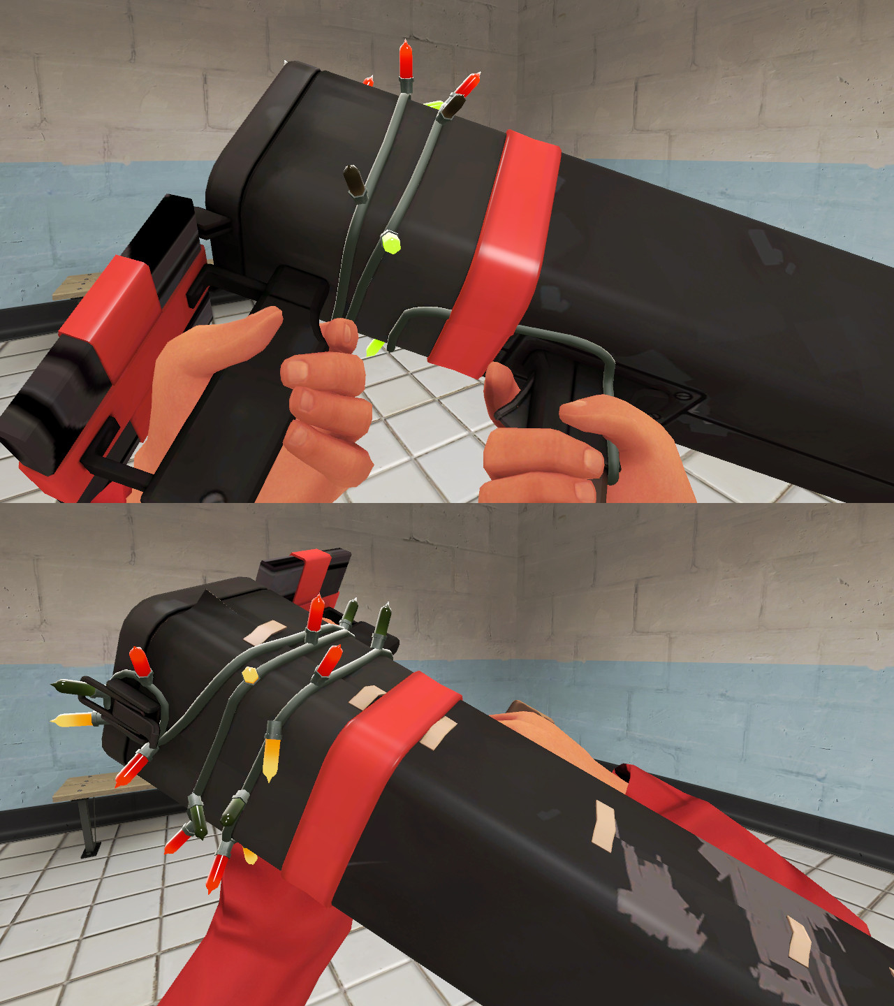 Cream, Less Festive, & Aus/Zeal Festive Black Box Mod for Team Fortress ...