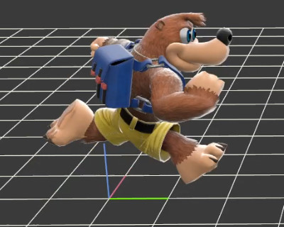 Banjo Accurate Fast Walk Animation [Super Smash Bros. Ultimate] [Mods]