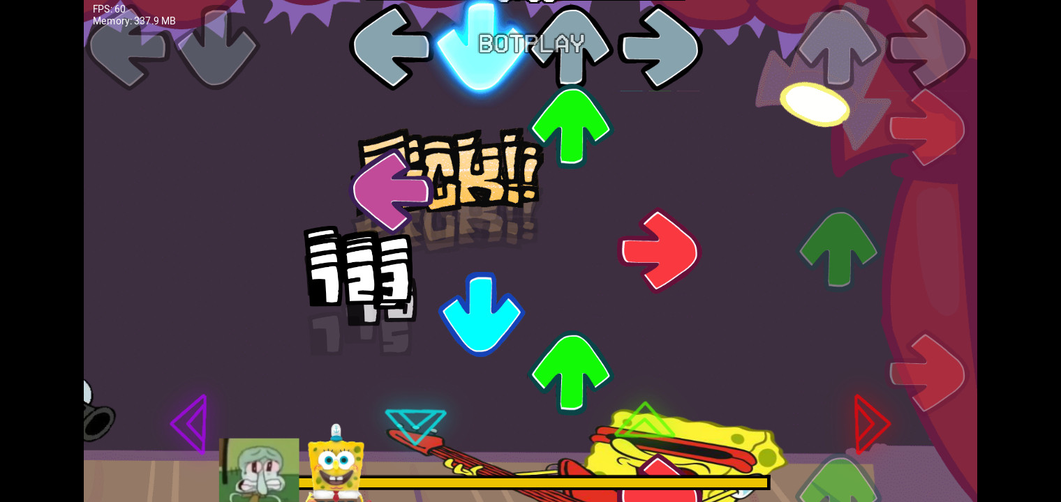 SpongeBob and Squidward sing sunshine (playable) Mod for Friday Night ...