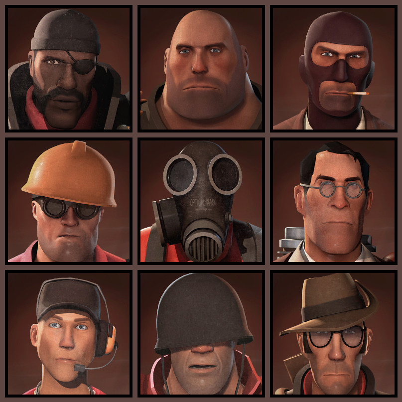 Fight Songs Portraits: P's Short-cut Edition Mod for Team Fortress 2 | TF2 Mods