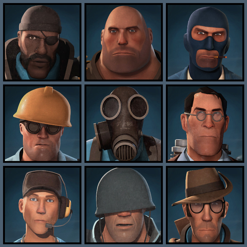 Fight Songs Portraits: P's Short-cut Edition Mod for Team Fortress 2 ...